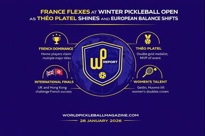 France Dominates Winter Pickleball Open as Platel Claims Double Gold ...