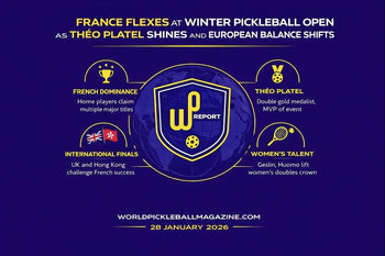 France Dominates Winter Pickleball Open as Platel Claims Double Gold ...